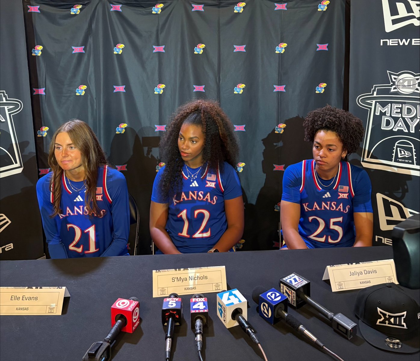 Davis and Nichols combine for 50 points as Kansas fights off ...